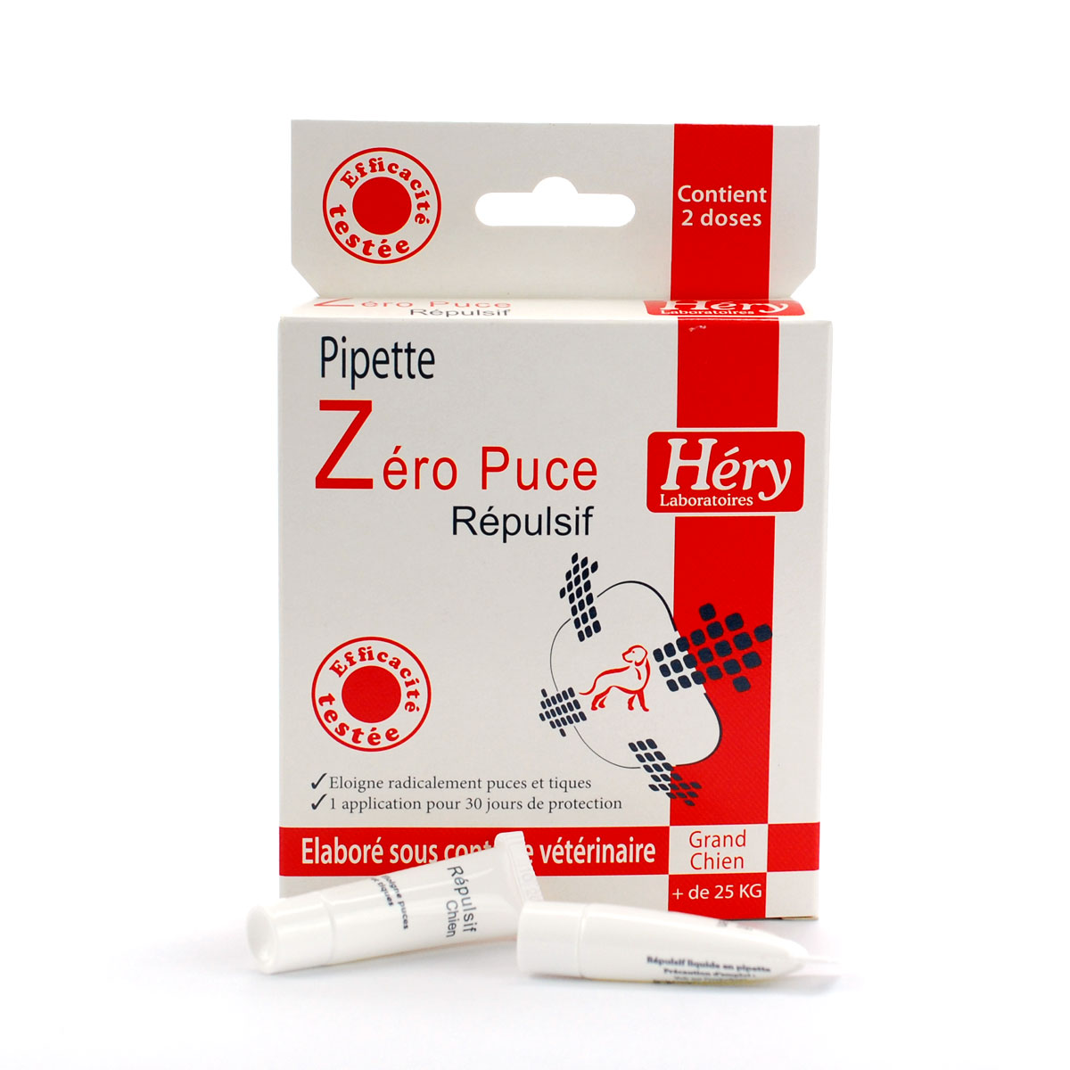 Zero Puce Zeckenschutz für Hunde über 25kg | DOGSPARTNER